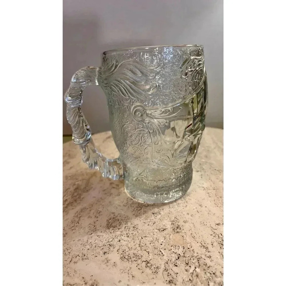 No Brand | Dining | Vintage Medieval Knight Glass Frosted Mug Cupmade ...